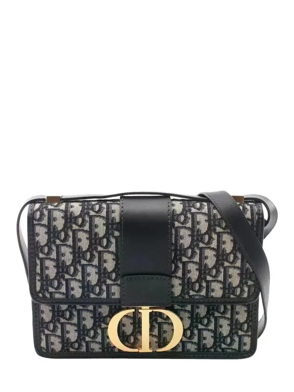 Dior 30 Montaigne Oblique Shoulder Bag - Blue