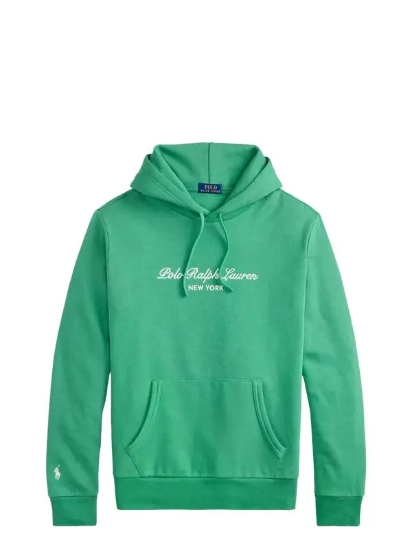 Polo Ralph Lauren Logo-embroidered Hoodie - Green