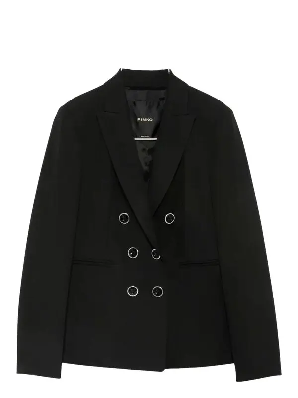 Pinko Alexia Double-breasted Blazer - Black