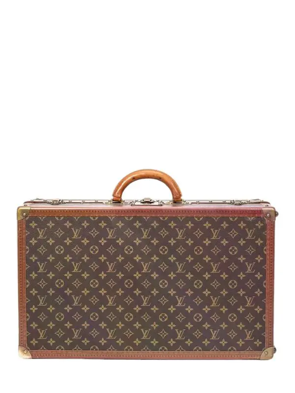 LOUIS VUITTON Monogram Shoe Luggage Bag - Brown
