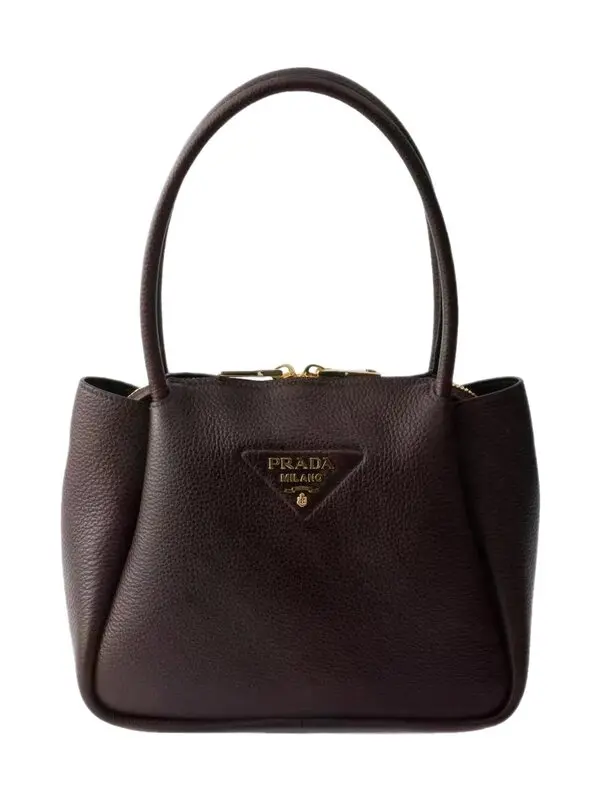 Prada Small Leather Handbag - Brown