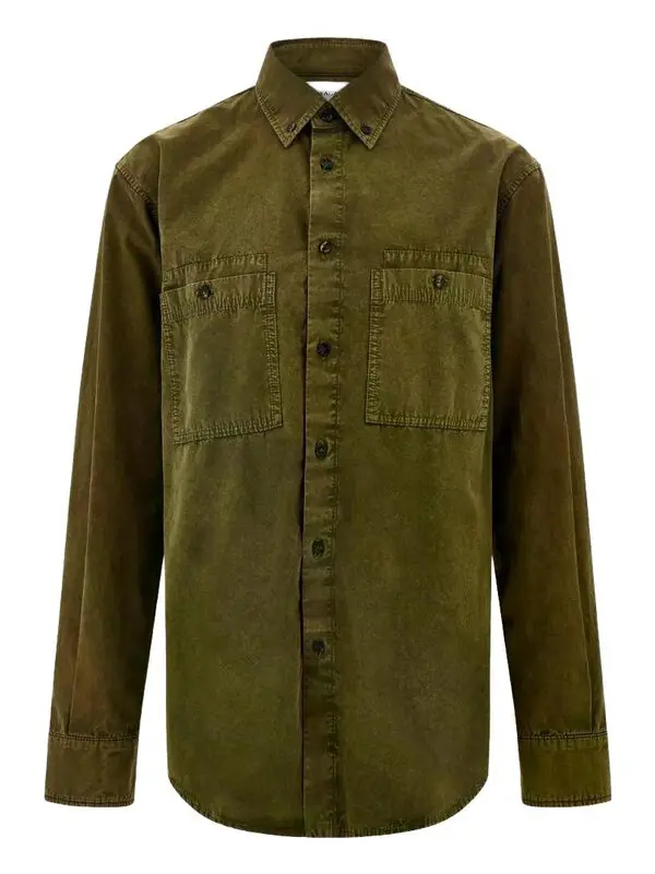 FERRAGAMO Button-down Work Shirt - Green
