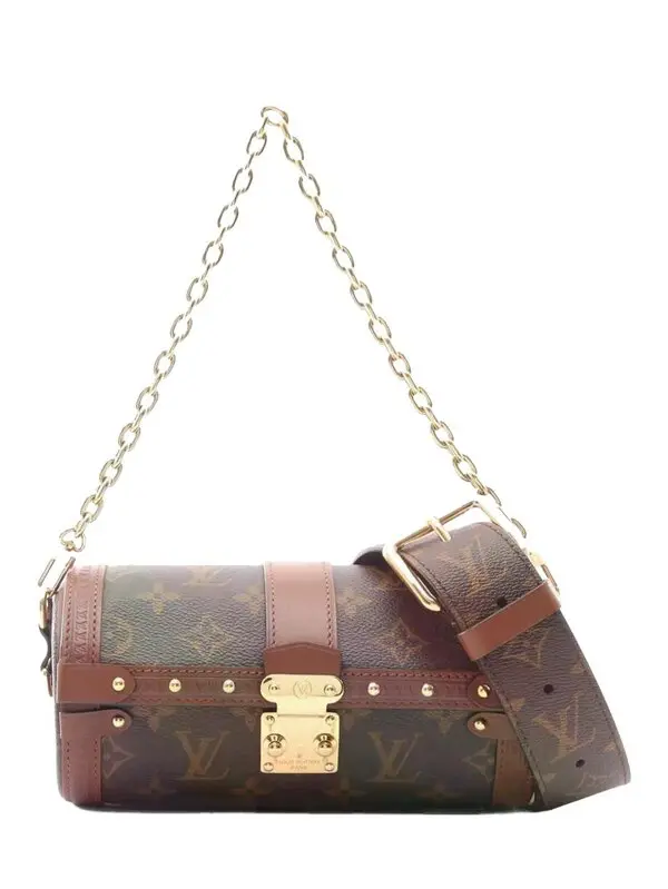 LOUIS VUITTON Monogram Papillon Trunk 2-way Tote Bag - Brown