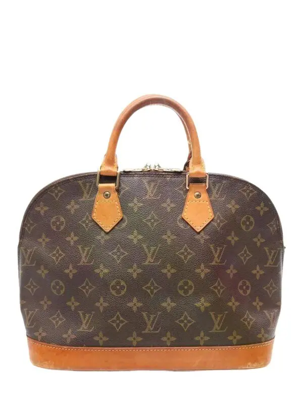 LOUIS VUITTON Monogram Alma Tote Bag - Brown