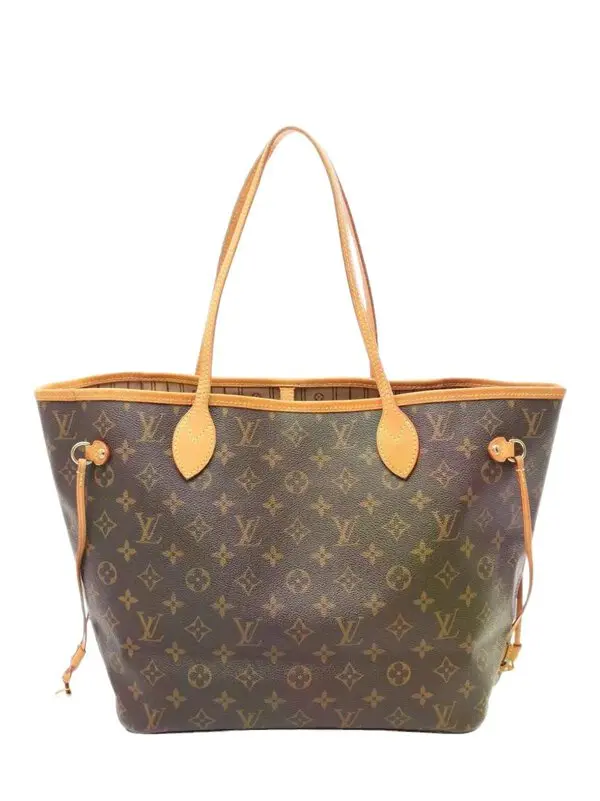 LOUIS VUITTON Monogram Canvas Neverfull Mm Tote Bag - Brown