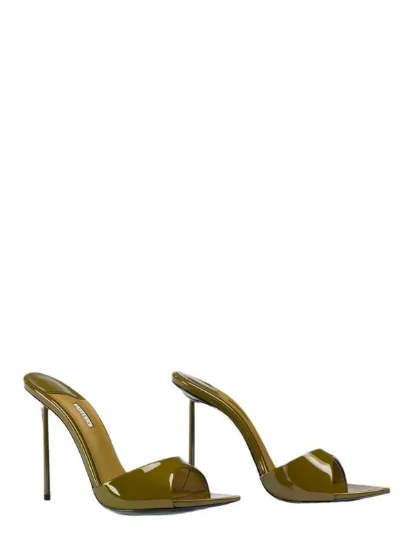 LE SILLA Bella Leather Sandals - Green