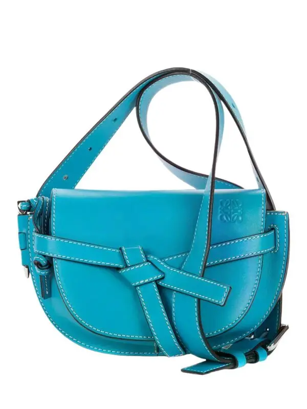 Loewe Mini Gate Knot Belt Bag - Blue