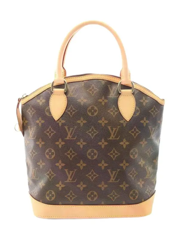 LOUIS VUITTON Lockit Monogram Tote Bag - Brown