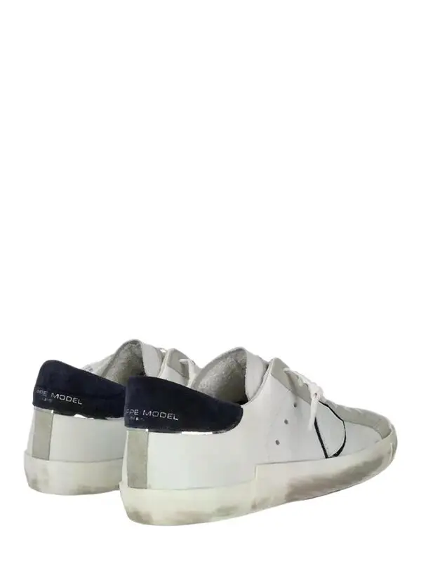 Philippe Model Prsx Distressed-effect Sneakers - White