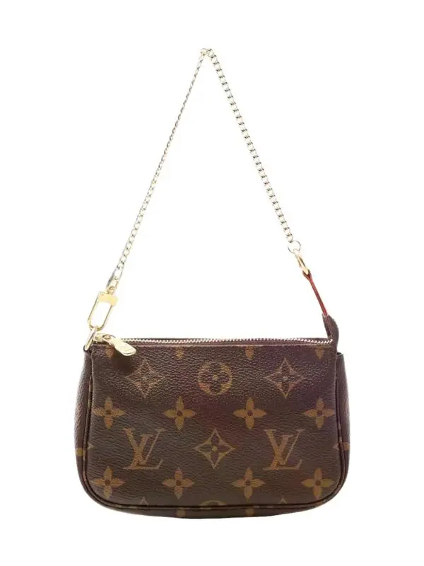 LOUIS VUITTON Pochette Accessoires Monogram Mini Bag - Brown