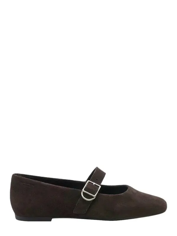 VAGABOND SHOEMAKERS Jolin Buckle-fastening Ballet Flats - Brown