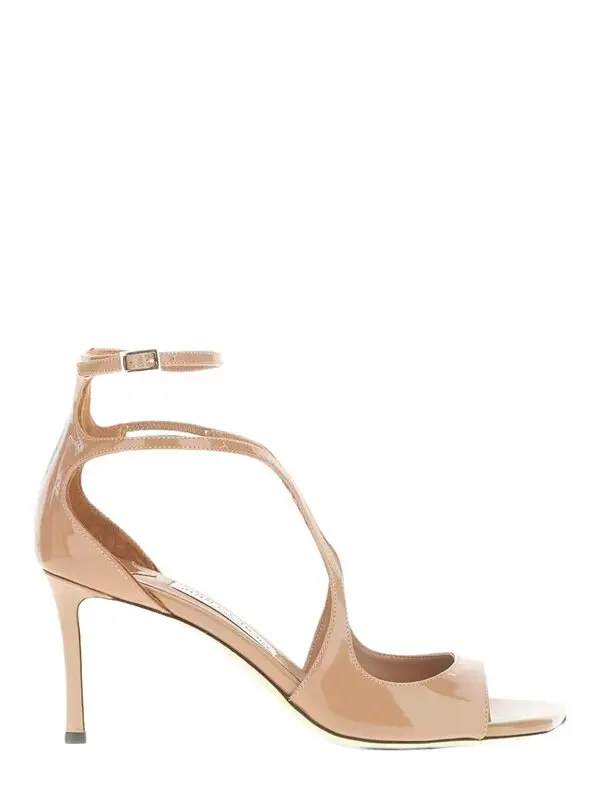 JIMMY CHOO Azia 75 Curved-strap Sandals - Pink