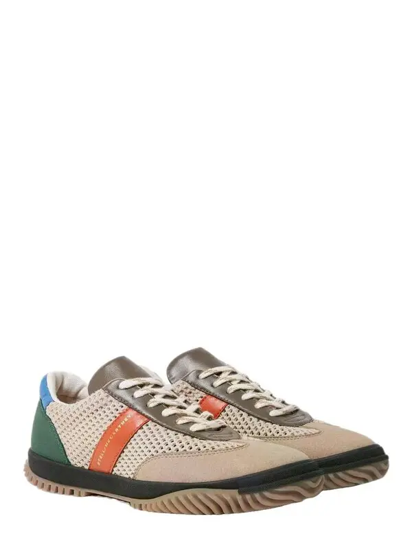 Stella McCartney Mesh Panelled Lace-up Sneakers - Neutrals