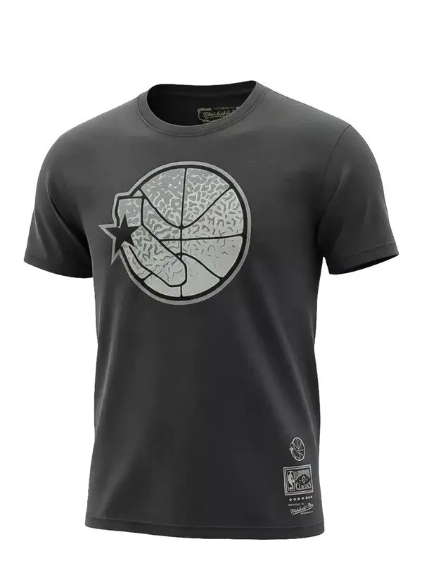 Mitchell & Ness Nba Golden State Warriors Golden State Warriors Sneak T-shirt - Grey