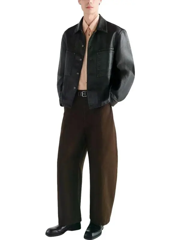 LEMAIRE Oversized Workwear Trousers - Brown