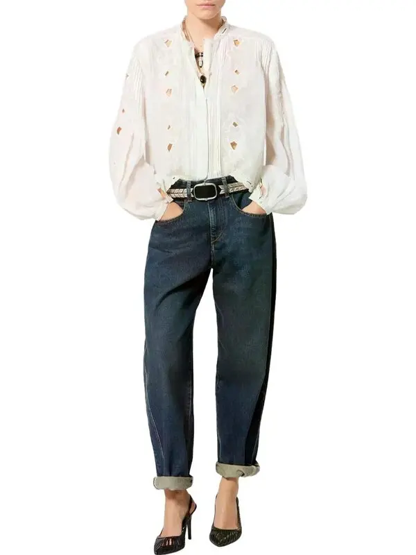 Isabel Marant Étoile Oriane Barrel-cut Jeans - Blue