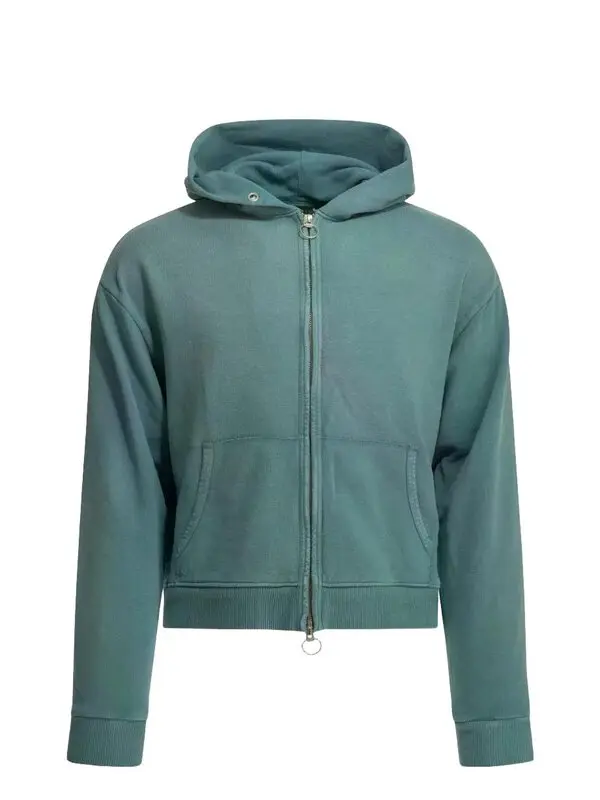 Kapital Zip-up Cotton Hoodie - Blue