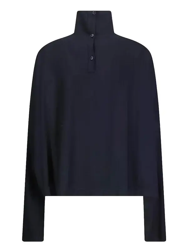 Rick Owens Jumbo Tabard High-neck Top - Black
