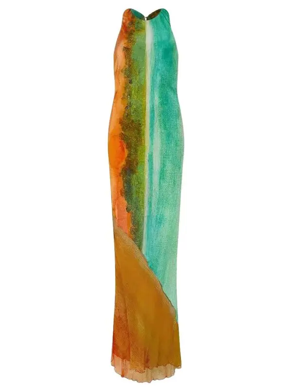 DONDE ESTEBAN Formentera Maxi Dress - Orange
