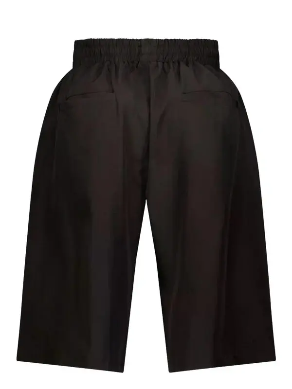 Wish Logo Patch Detail Shorts - Black