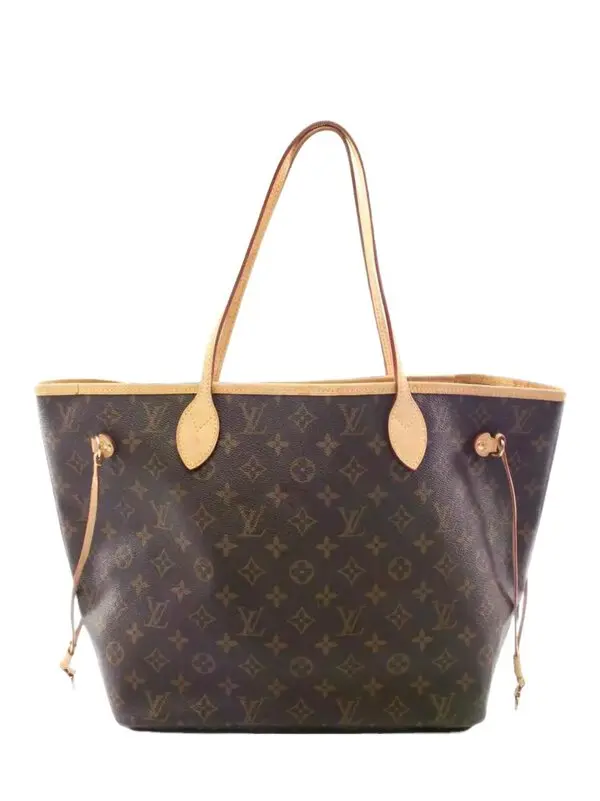 LOUIS VUITTON Monogram Canvas Neverfull Mm Tote Bag - Brown