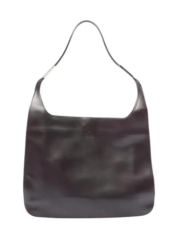 Gucci 2000s Leather Tote Bag - Brown