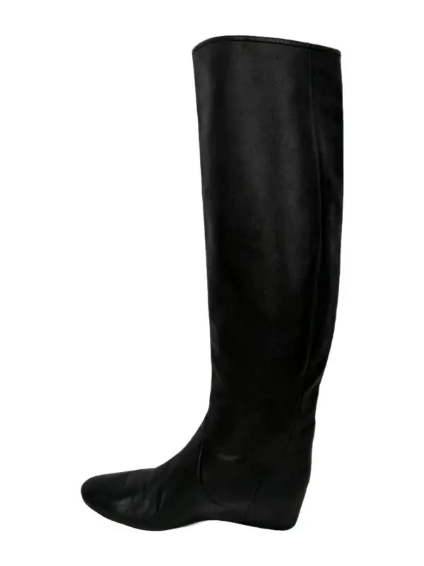 LANVIN Wedge Knee-high Boots - Black