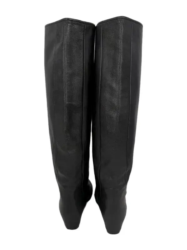 LANVIN Wedge Knee-high Boots - Black