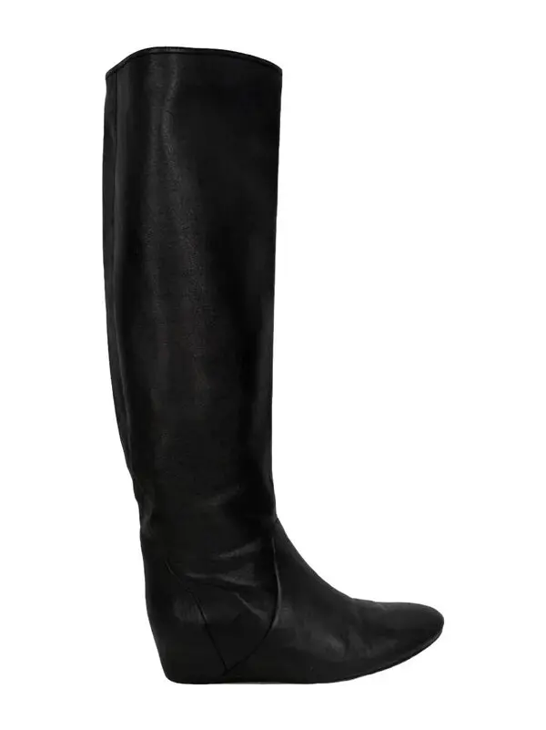 LANVIN Wedge Knee-high Boots - Black