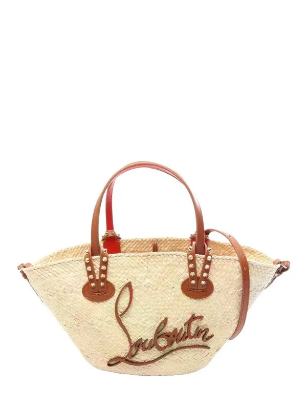 CHRISTIAN LOUBOUTIN Mini Cabata Two-way Handbag - Neutrals