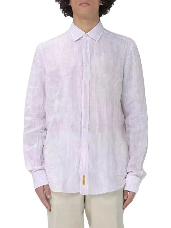 B.D.BAGGIES Striped Cotton Shirt - Pink