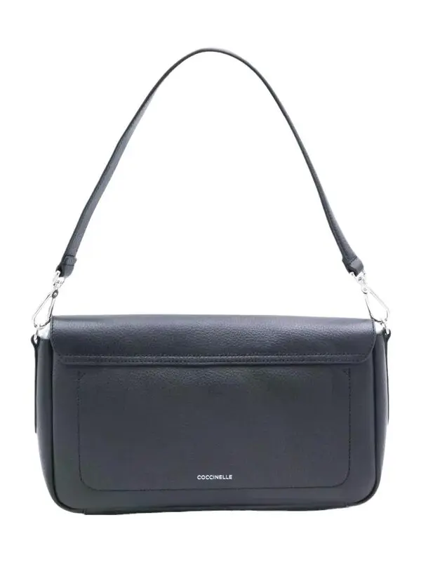 COCCINELLE Pebbled Leather Shoulder Bag - Black