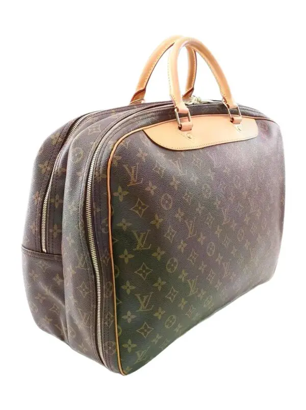 LOUIS VUITTON 2002 Alizé 24h Monogram Tote Bag - Brown