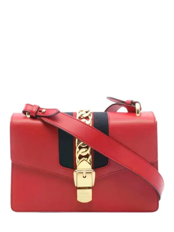 Gucci Sylvie Shoulder Bag - Red