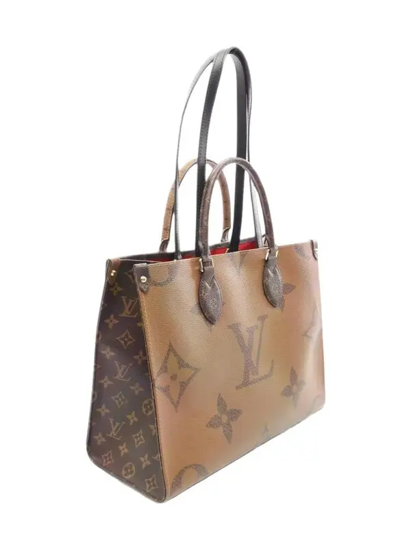 LOUIS VUITTON Onthego Mm Monogram Tote Bag - Brown