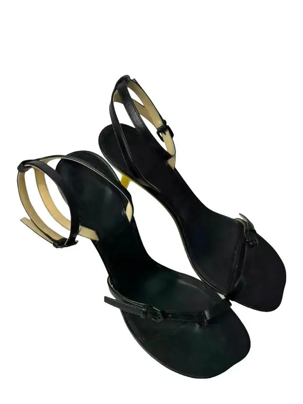 Loewe Petal Ankle-strap Sandals - Black