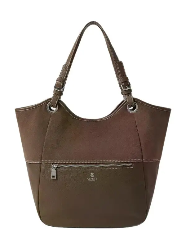 OSPREY Woodstock Leather Tote Bag - Brown