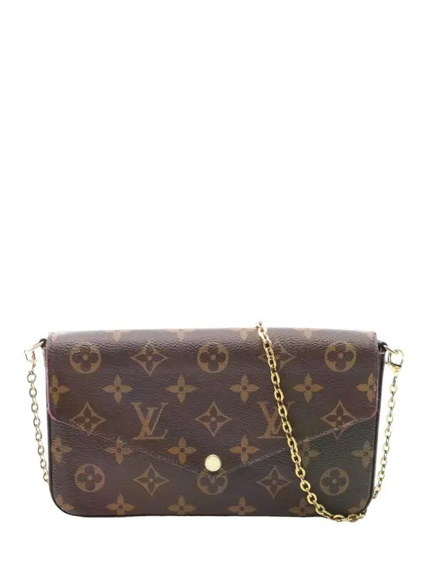 LOUIS VUITTON 2020 Monogram Felicie Shoulder Bag - Brown
