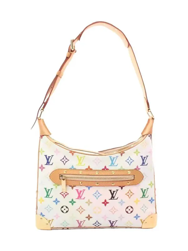 LOUIS VUITTON Monogram Multicolour Canvas Shoulder Bag - White