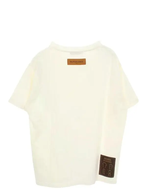 LOUIS VUITTON 2010s Staples Edition Crew-neck T-shirt - White