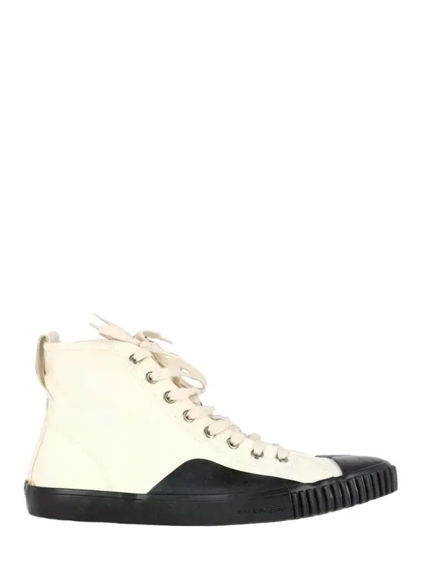 Balenciaga Rubber Cap-toe High-top Sneakers - Neutrals