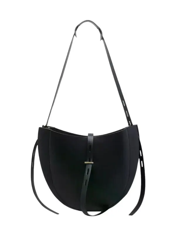 MINOBOSSI Lizzie Leather Cross Body Bag - Black