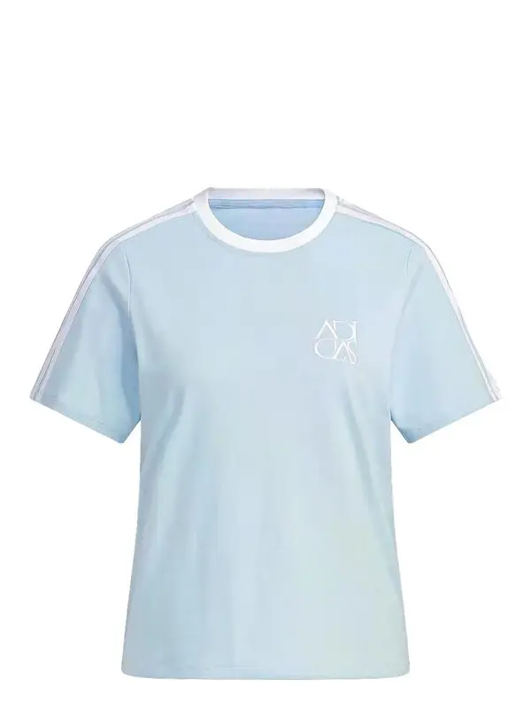 Adidas Dance Logo-embroidered T-shirt - Blue