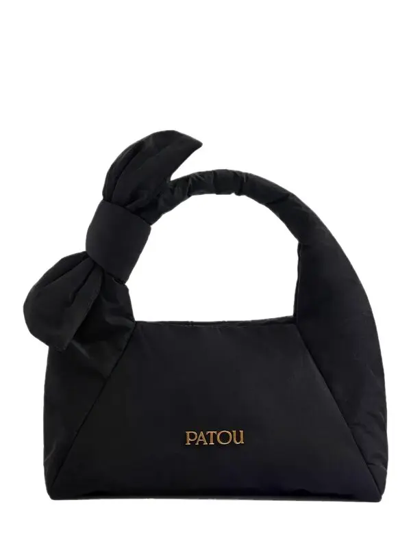 PATOU Knot Padded Mini Bag - Black