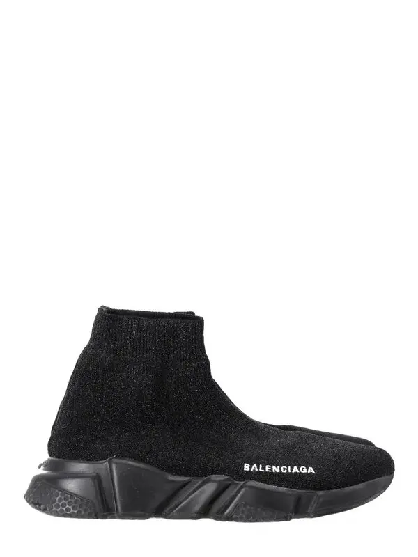 Balenciaga Speed Knitted Sneakers - Black