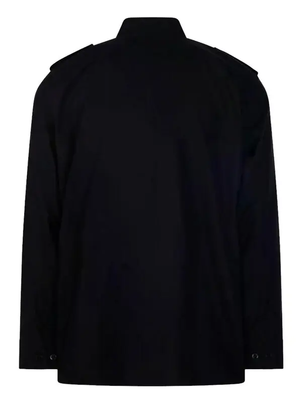 Gucci Gg Cotton Shirt - Black