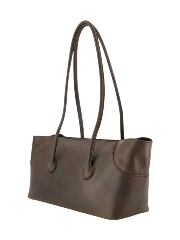 MARGESHERWOOD Boat Leather Shoulder Bag - Brown