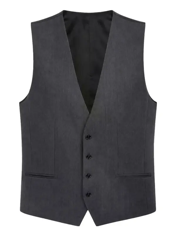 BOSS Peak-lapels Three-piece Suit - Grey