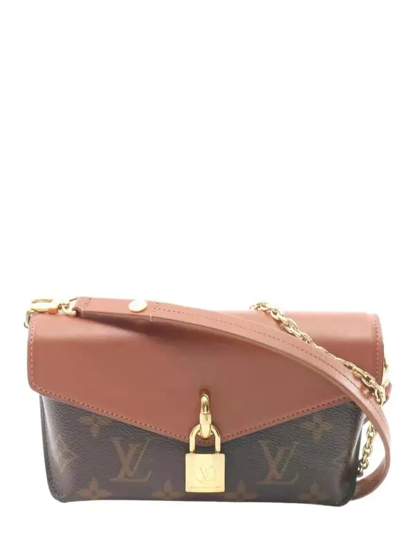 LOUIS VUITTON Monogram Padlock Shoulder Bag - Brown