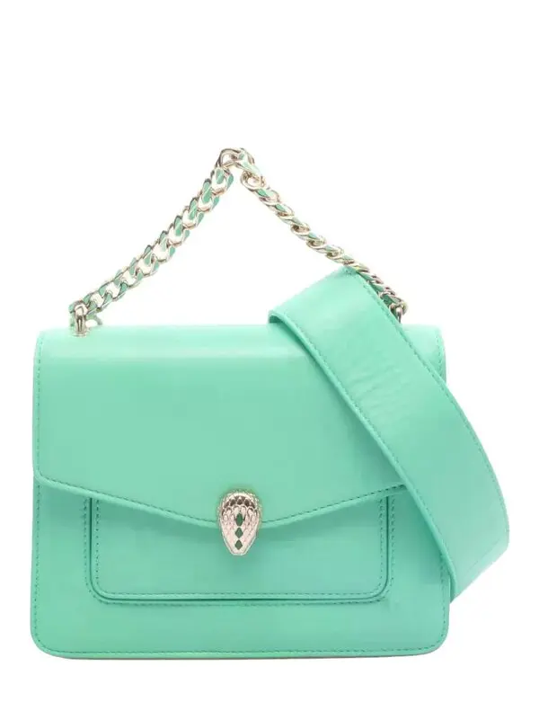 BVLGARI Serpenti Forever 2-way Tote Bag - Green